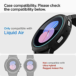 Spigen Tempered Glass Screen Protector [GlasTR EZ FIT] designed for Galaxy Watch 5 (40mm) / Galaxy Watch 4 (40mm) - 2 Pack