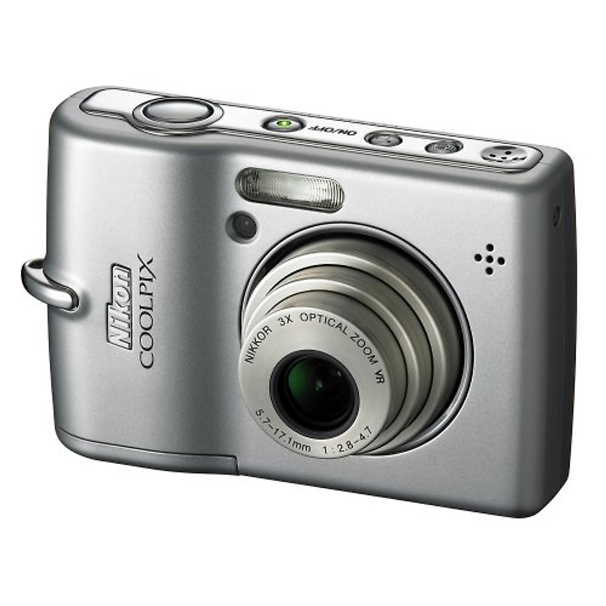 Nikon Coolpix L12 7MP Digital Camera with 3x Optical Vibration Reduction Zoom