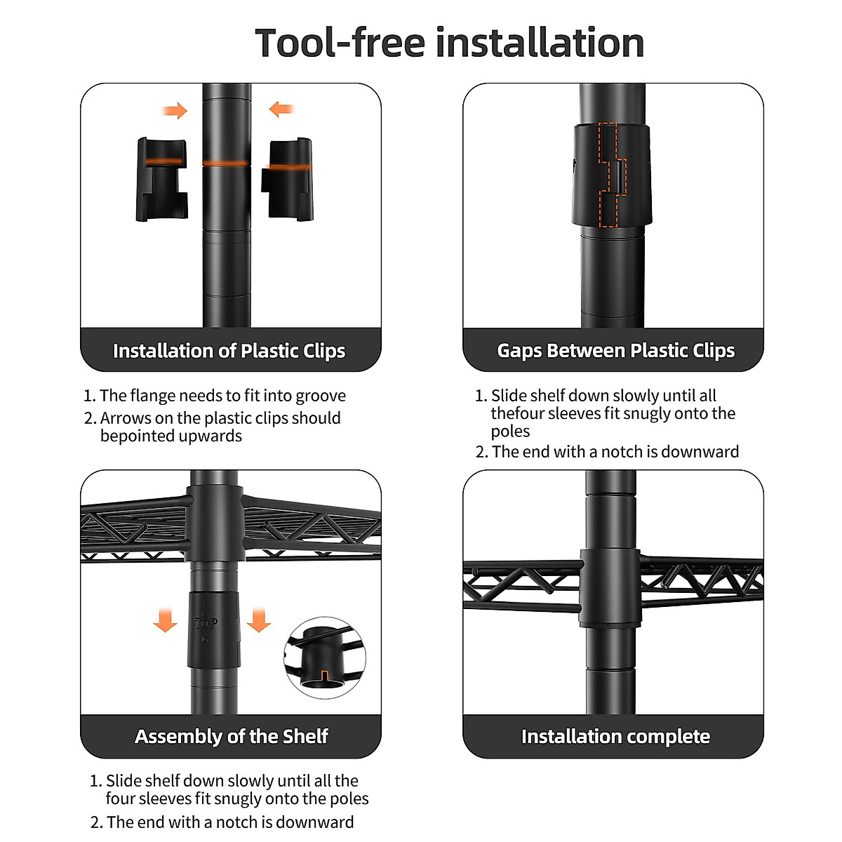 SINGAYE 5 Tier Adjustable Heavy Duty Storage Shelving Unit 1750LBS Shelves 18"D x 36"W x 71"H Black Industrial Garage Organizers