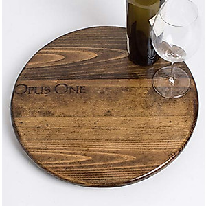 Opus One Crate Lazy Susan by Alpine Wine Design, Provincial Finish