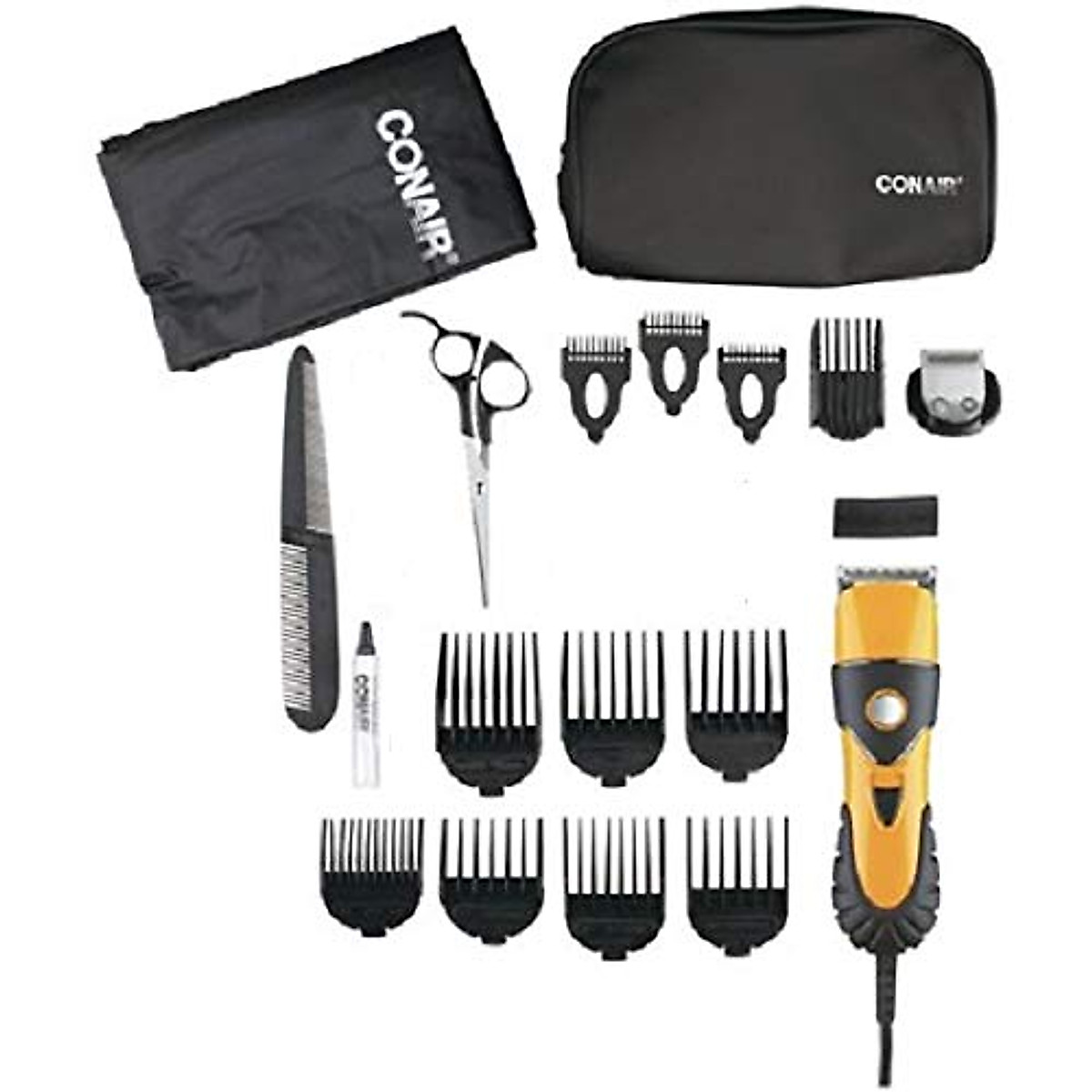 Conair Clipper Trimmer 20pc Grooming System for Men Hair Beard Jawline Detailing