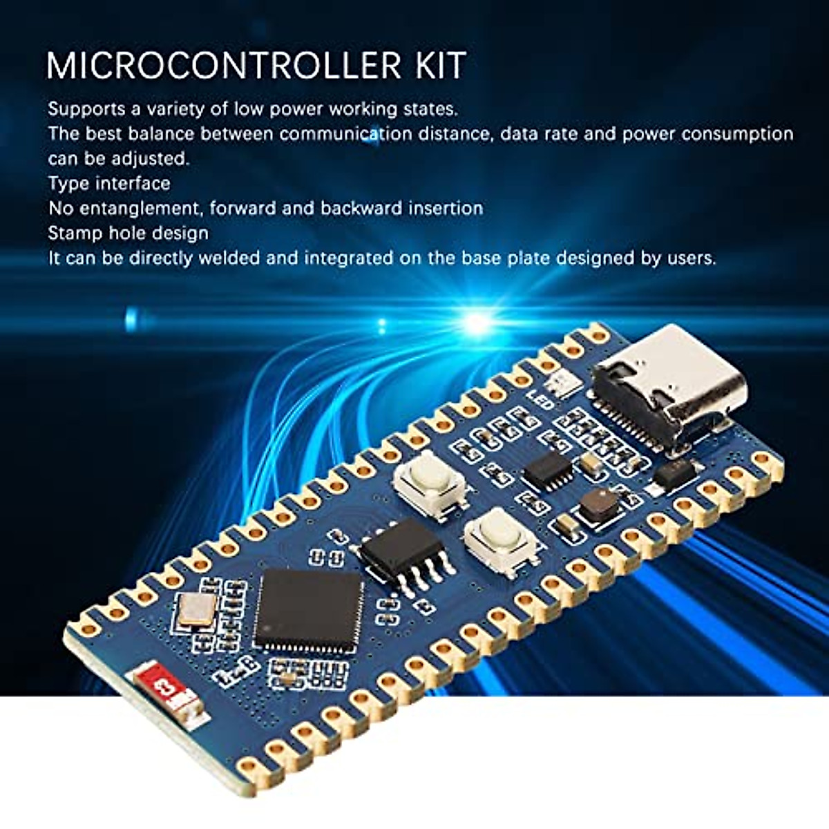 Hosi Controller Mini Development Board, Wide Applicability Microcontroller Development Board 150Mbps for Office
