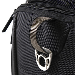 Perry Ellis Men's 9-Pocket Business Professional Laptop Backpack-P350, Black, One Size