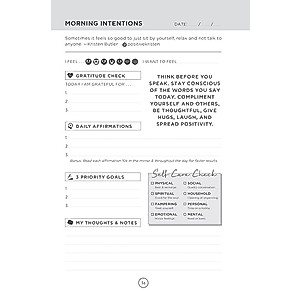 3 Minute Positivity Journal: Boost Your Mood. Train Your Mind. Change Your Life.