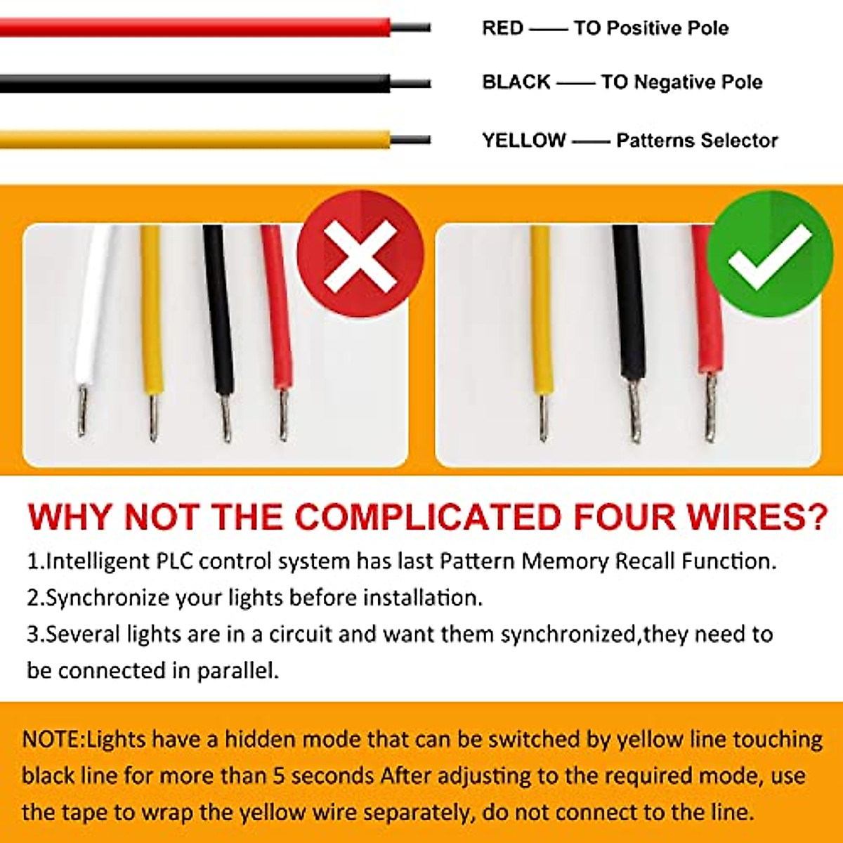 12-24V 20-LED Super Bright Emergency Warning Caution Hazard Construction Waterproof Amber Strobe Light Bar with 32 Different Flashing for Car Truck SUV Van - 4PCS (White Green)