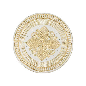 HKSICHENGKEJI Muslim Prayer Kufi Hat Men Islam Skull Embroidery Cap Beanie Hat Arabian Omani Turkish Prayer Headwear Ramadan Eid Gift Yellow