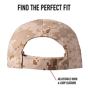 Rothco Supreme Camo Low Profile Cap – Adjustable Rugged Outdoor Baseball Hat (US, Alpha, One Size, Black Camo)