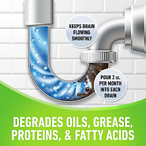 CLR Clear Pipes & Drains Clog Remover and Cleaner, For Shower, Sink, Toilet, Garbage Disposal, 42 Ounce Bottle