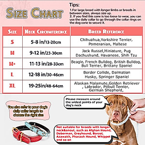 Soft Inflatable Dog Cone for Small, Medium and Large Dogs, Cone for Dogs Alternative After Surgery to Stop Licking and Chewing, Dog Donut Cone with Extended Anti Licking Baffle