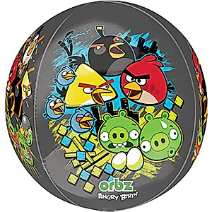 Anagram International Angry Birds Orbz Balloon Pack, 16", Multicolor