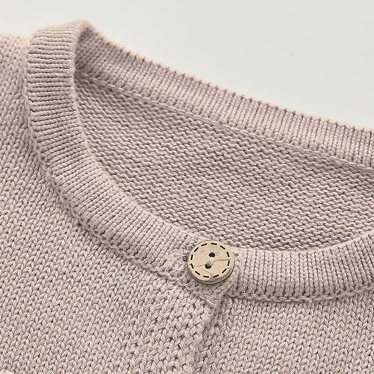 Curipeer Baby Girl Knit Cardigan Sweater Soft Heart Pompoms Toddler Outwear Coat 2T