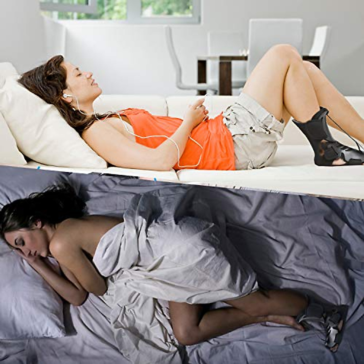 OneBrace Plantar Fasciitis Night Splint - Adjustable Dorsal Night Splint for Plantar Fasciitis - Pain Relief Heel Pain, Achilles Tendinitis and Foot Drop (Small/Medium)