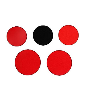 Sponge Polishing 4"/5 " 2pcs Self-Adhesive Backing Pad Plastic Foam Backer Plate Car Polisher Angle Grinder Hook&Loop Polisher Bonnet Buffing Polishing Pads ( Color : Tre , Size : 5-8-11 THREAD_5 INCH