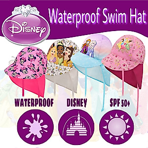 Disney Toddler Swim Hat for Girls, Baby Girl Swim Hat, Toddler Swim Cap with Frozen, Minnie & Princess, Toddler Hat