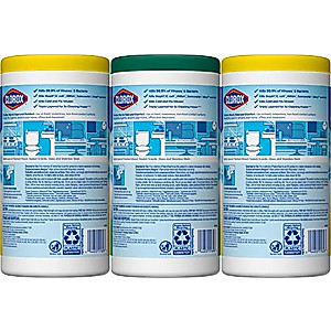 Fresh Step Clorox Disinfectant, 75 Count (Pack of 3), White, 225