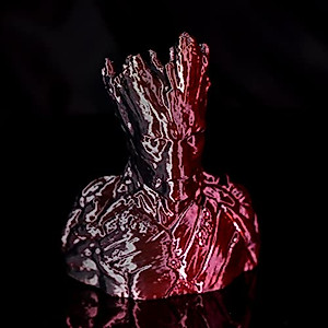 Gratkit Silk Dual Color PLA Filament, Coextrusion PLA Filament 1.75mm, -0.03mm, 1KG/Roll, Silk PLA Black & Red