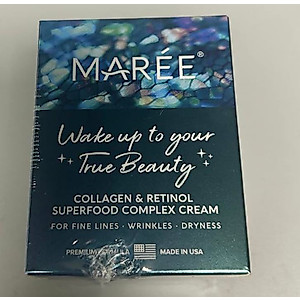 MAREE Face Moisturizer Retinol Cream for Face - Wrinkle Cream for Women - Facial Moisturizer with Collagen - Crema Hidratante Para la Cara for Skin Tightening