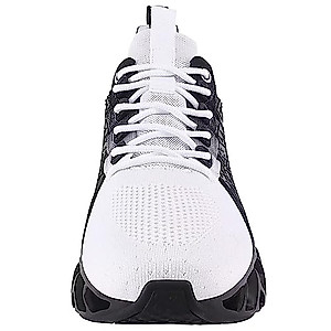 UMYOGO Men's Running Shoes Non Slip Shoes Breathable Lightweight Sneakers Slip Resistant Athletic Sports Walking Gym Work Shoes