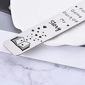 WNPXQNT DHliIQQ Steel Reading Bookmarks,Thank You Appreciation Gift for Women Tassel Men Collea Bookmark for Coworker with