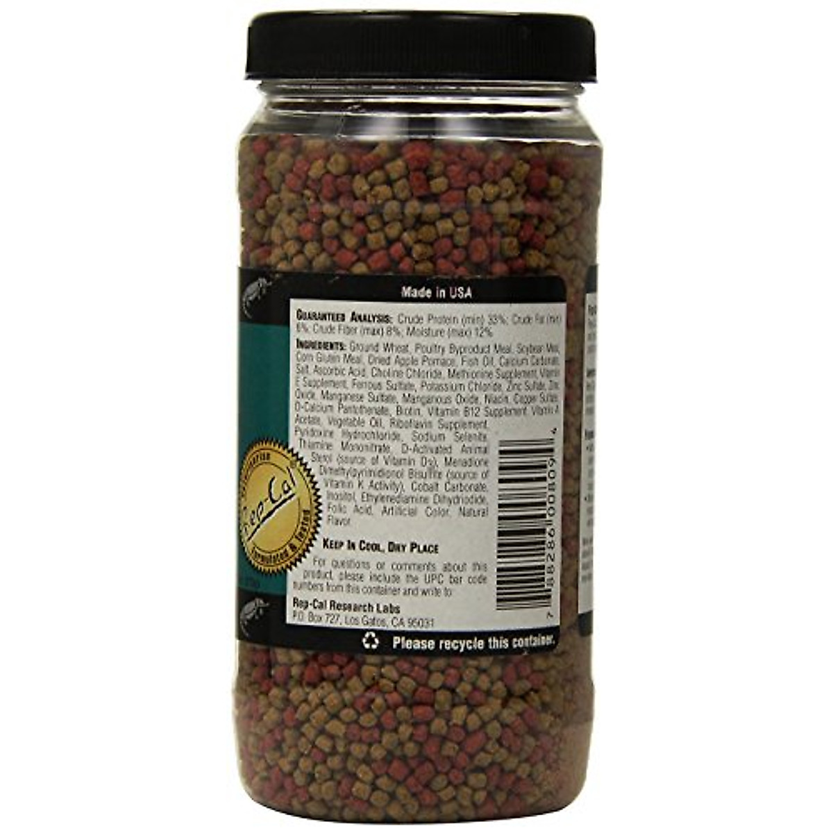Rep-Cal Srp00809 Aquatic Turtle Food, 7.5-Ounce