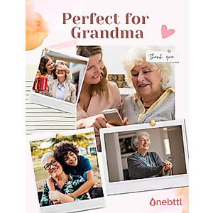 Onebttl Pawma Gifts for Grandma, Insulated Stainless Steel Wine Tumbler with Lid, For Dog Grandma on Birthday, Mother’s Day, Christmas, Rose Gold, (20 oz)