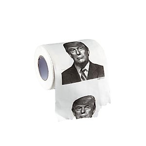 Big Mouth Inc Novelty Toilet Paper, Funny Political Gag Gift, Novelty TP, Great for Family Politicians, Funny Bathroom Accessory - Donald Trump