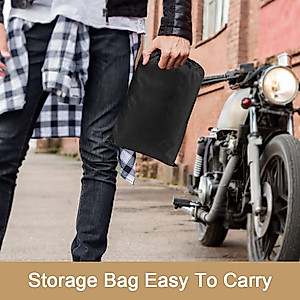 LBW Bike Cover Waterproof Outdoor 450D Durable & Tear Bicycle Cover for Bike Accessories with Bicycle Lock-holes and Bicycle Storage Bag, 96.5”