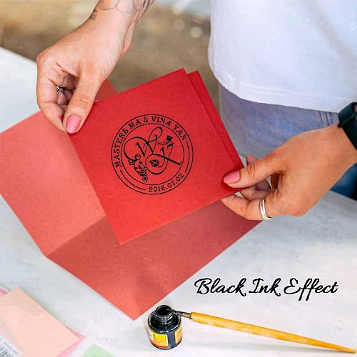 Design Your Own Self-Inking Postage Stamp - A Handmade Statement