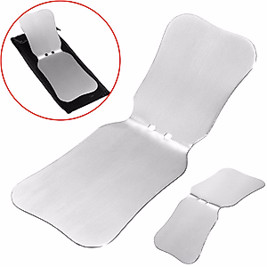 BesyTools Double-Side Mirror Stainless Steel Photography Mirrors, Intra-Oral Orthodontic Implant Reflector