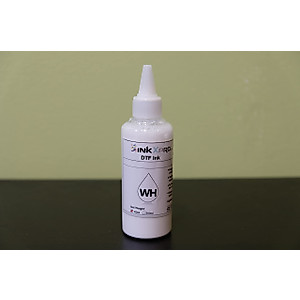 INKXPRO Premium DTF Ink for Inkjet Printer Direct to Film Heat Transfer Printing for Epson ET8550, XP15000, Artisan 1430, L1800-600ml Total (KCMY+2 White)