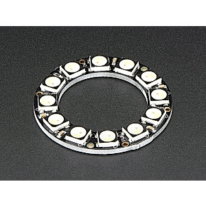 Adafruit Industries NeoPixel Ring - 12 x 5050 RGBW LEDs w/Integrated Drivers - Cool White - ~6000K