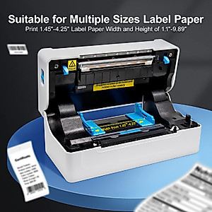 Milestone Shipping Label Printer ,4x6 Desktop Thermal Label Printer for Shipping Packages Small Business, Compatible with USPS,FedEx,Etsy, Shopify,Ebay,Amazon, Compatible Windows and Mac (White)