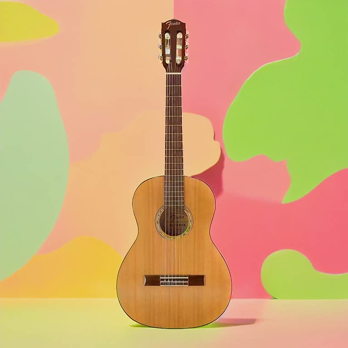 Fender Acoustic Classical Guitar, with 2-Year Warranty, Small Beginner Guitar (3/4 Size) with Nylon Strings (Easier on Fingers), Includes Guitar Bag