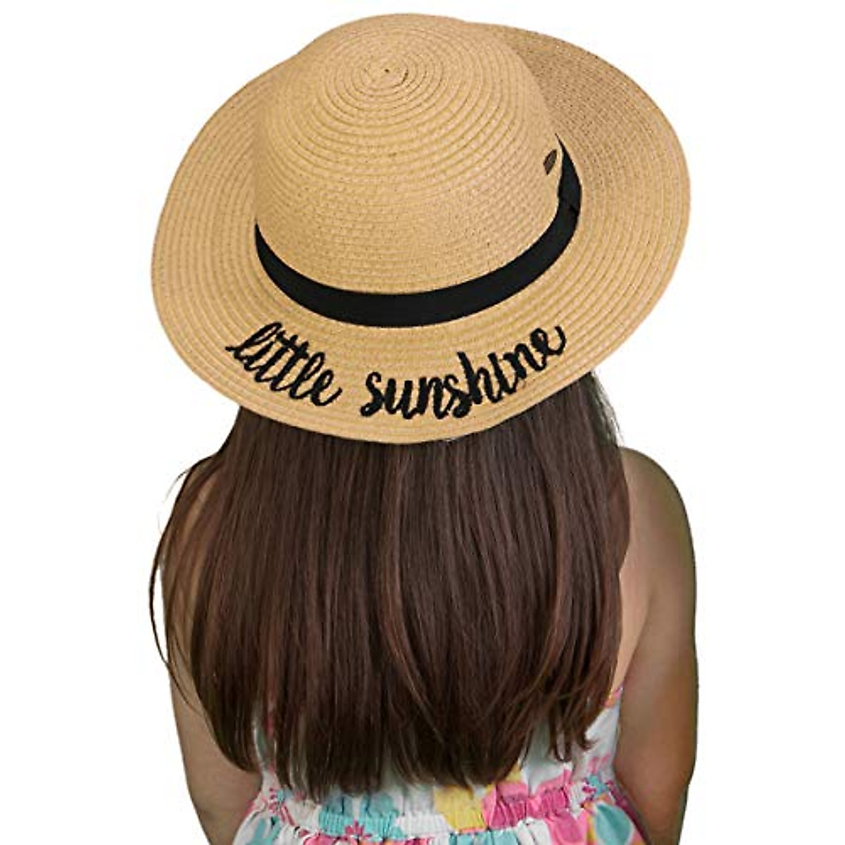 Mommy & Me Sunhat Bundle: Little/Hello Sunshine (Natural/Natural)