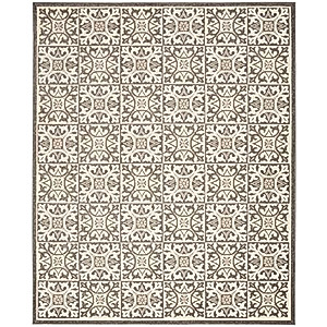 Nourison Aloha Indoor/Outdoor Ivory/Grey 7' x 10' Area -Rug, Easy -Cleaning, Non Shedding, Bed Room, Living Room, Dining Room, Deck, Backyard, Patio, High Traffic (7x10)