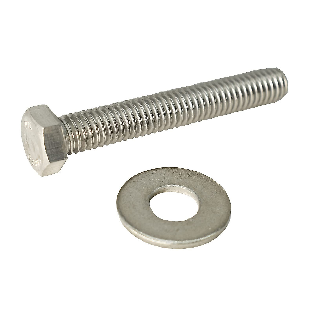 3/8"-16 X 2-1/4" (25pc) 304 Stainless Steel HEX Cap Screw Santie