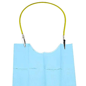 GXXMEI 12PCS Bib Holder Clip Napkin Dental Bib Clips Silicone Colorful Dentist Bib Holder Clip Napkin Holder