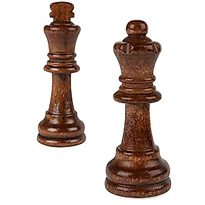 Spin Master Games Legacy Deluxe Chess & Checkers Set, Classic Two Player Game Includes Folding Board with Solid Wood Playing Pieces, for Kids and Adults Ages 8 and Up