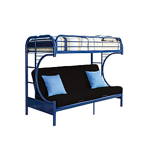 ACME Eclipse Twin XL/Queen/Futon Bunk Bed - 02093BU - Blue