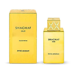 Swiss Arabian Shaghaf Oud - Luxury Products From Dubai - Long Lasting And Addictive Personal EDP Spray Fragrance - A Seductive Signature Aroma - The Luxurious Scent Of Arabia - 2.5 Oz