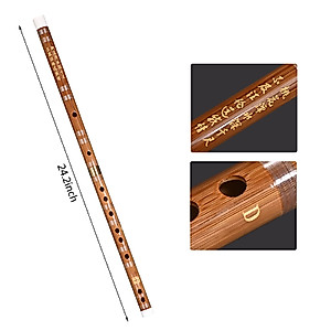 Bamboo Flute D Key Dizi Chinese Traditional Musical Instrument
