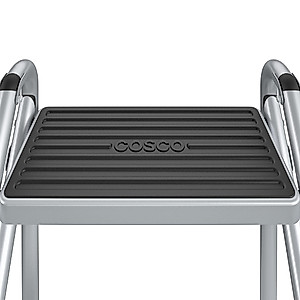 Cosco 3-Step Rolling Step Ladder, Grey
