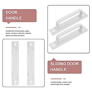2pcs Sliding Door Handle Sliding Door Pull Handles Kitchen Cabinet Handles Cupboard Pull Handles Window Handles Wardrobe Handle Cabinet Handles Helper Cabinet Pull Handles