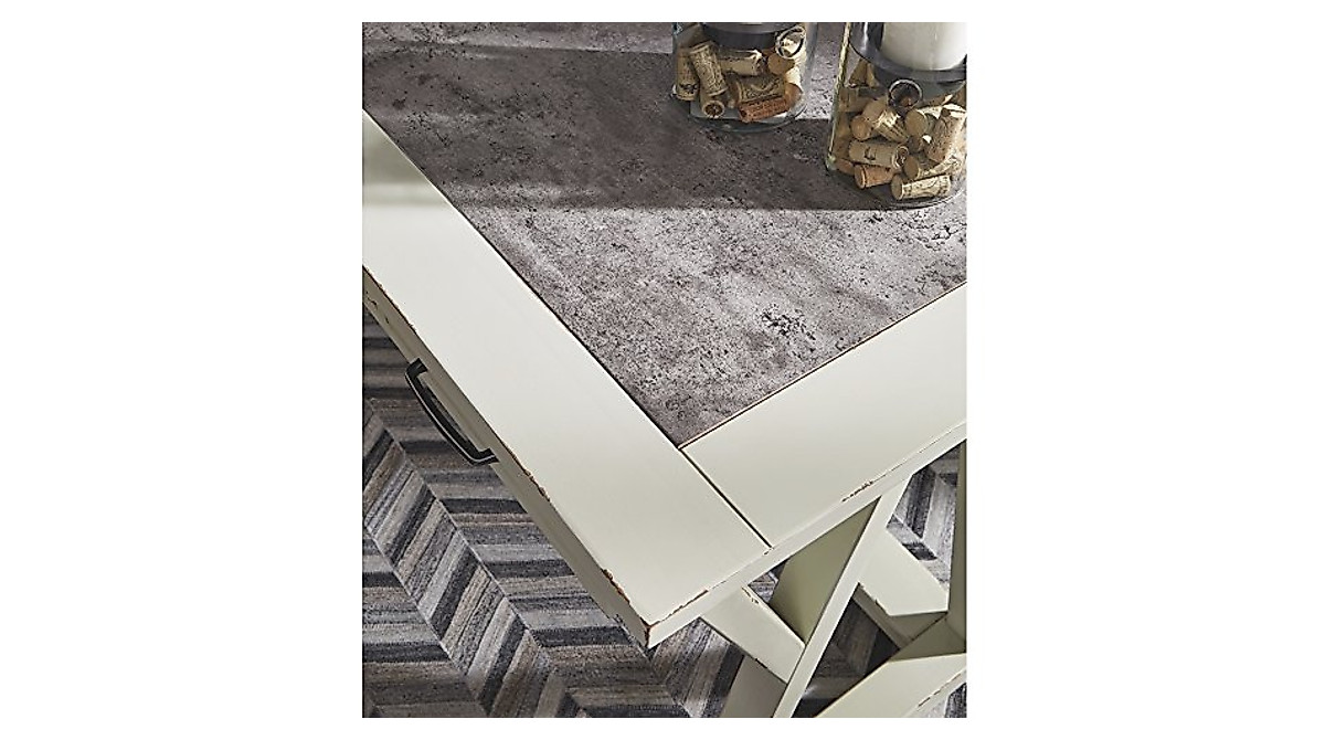 Ashley Jonileene Farmhouse Home Office Desk with Drawers