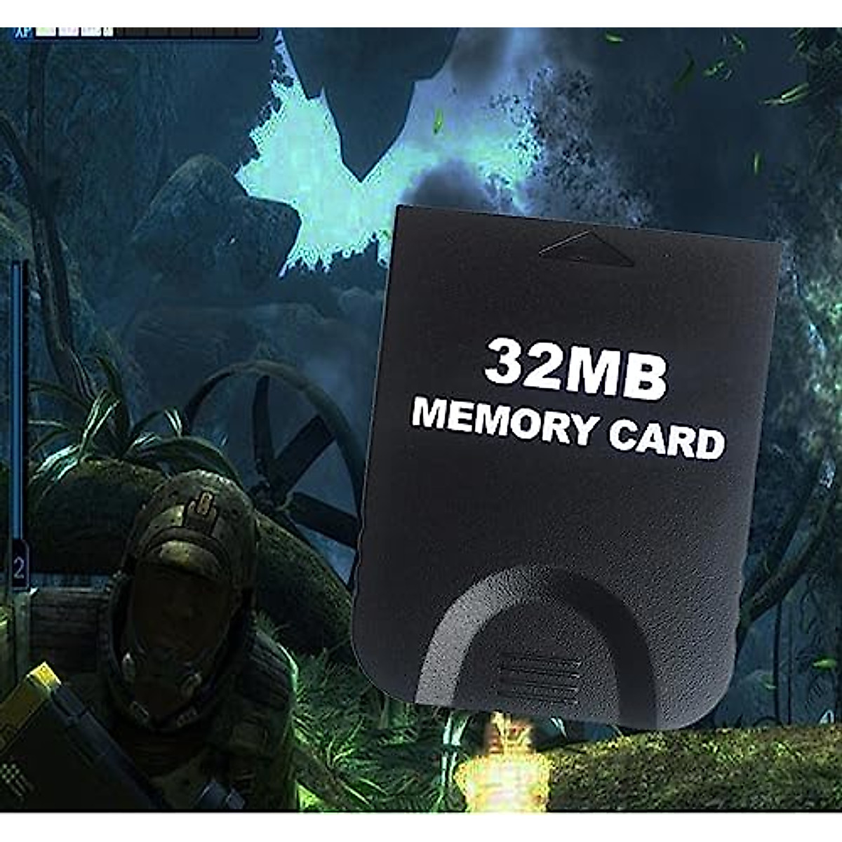 Hyamass 32MB(507 Blocks) High Speed Gamecube Storage Save Game Memory Card Compatible for Nintendo Gamecube & Wii Console Accessory Kits - Black