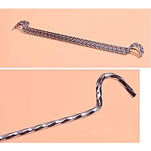 WellieSTR Additional Rods for Pant Trolley, 20-Pack, 40cm/15.74"