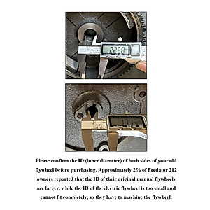 YAMAKATO Electrical Starter Kit for Predator 212 Coleman Honda Non Hemi 196cc 212cc 224cc Small Engine Mini Bike Go Kart