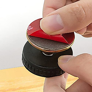 Omilife Headboard Stoppers for Wall, Bed Wall Bumper, Adjustable Threaded Bed Frame Anti-Shake Tool (2PCS)