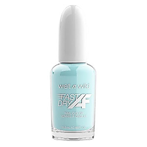 Wet n Wild Fast Dry AF Nail Polish Color, Light Blue Out Of Pistachios| Quick Drying - 40 Seconds | Long Lasting - 5 Days, Shine