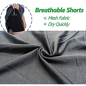 slimour Women Print Golf Skirt Travel Skirts with Pocket Swim Skirt High Waist with Shorts Black Rose XL